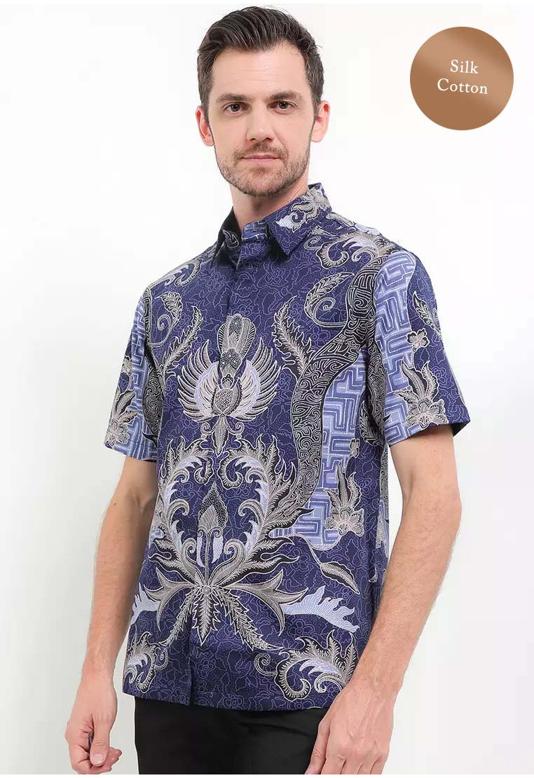 Btara Short Sleeves Silk Cotton